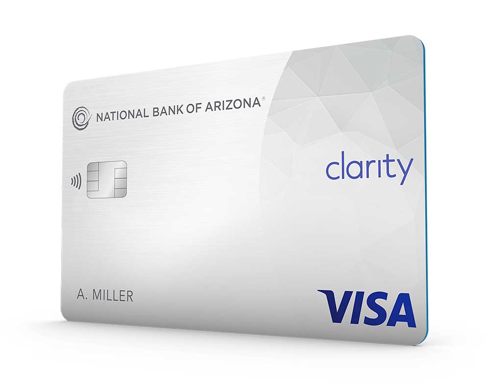 Clarity Visa Credit Card Highlights | National Bank of Arizona